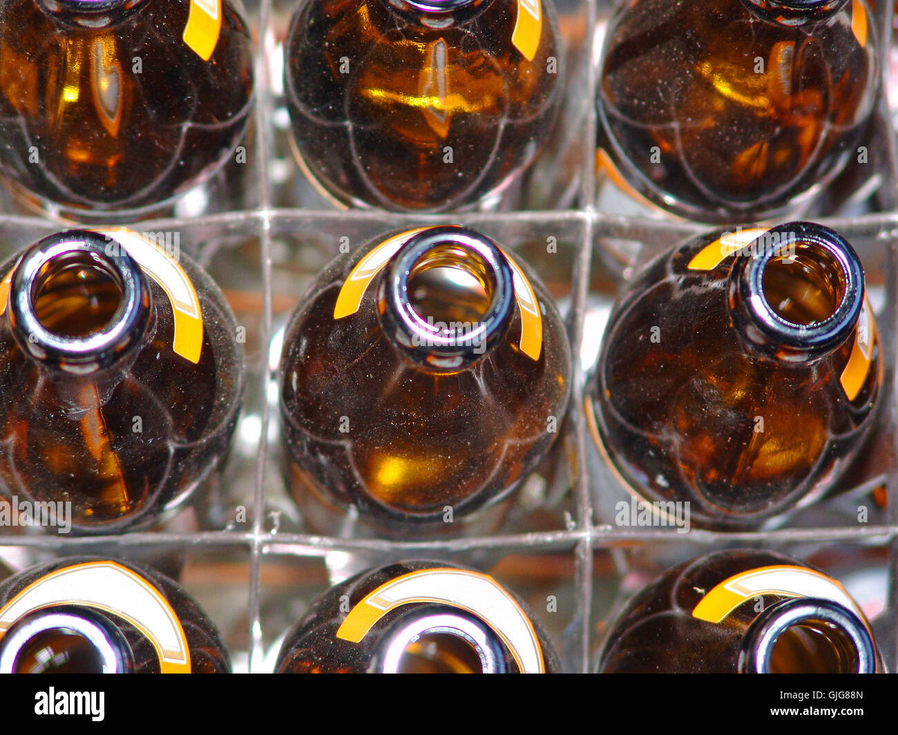 empty beer bottles Stock Photo - Alamy