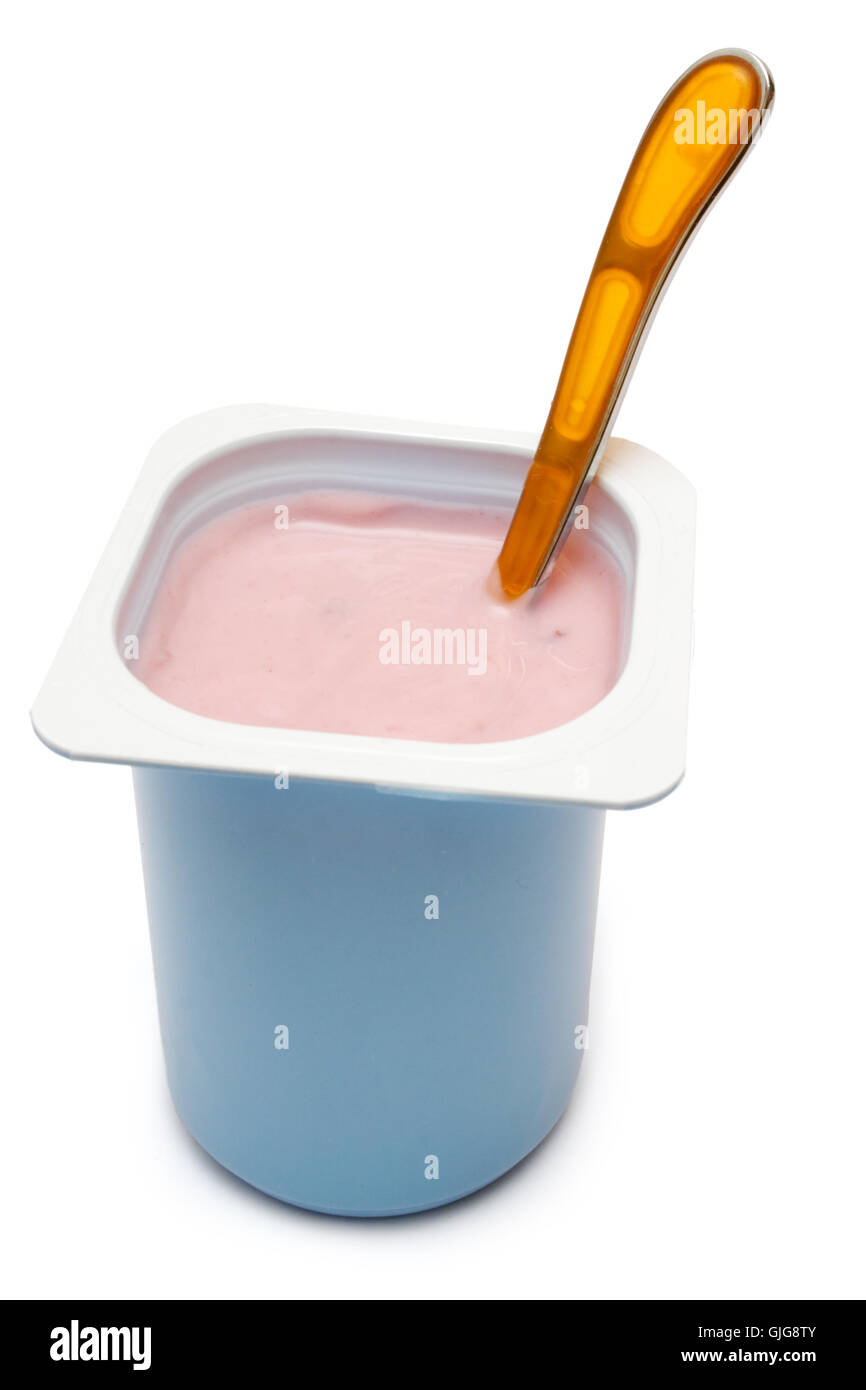 Strawberry yogurt container hi-res stock photography and images - Alamy