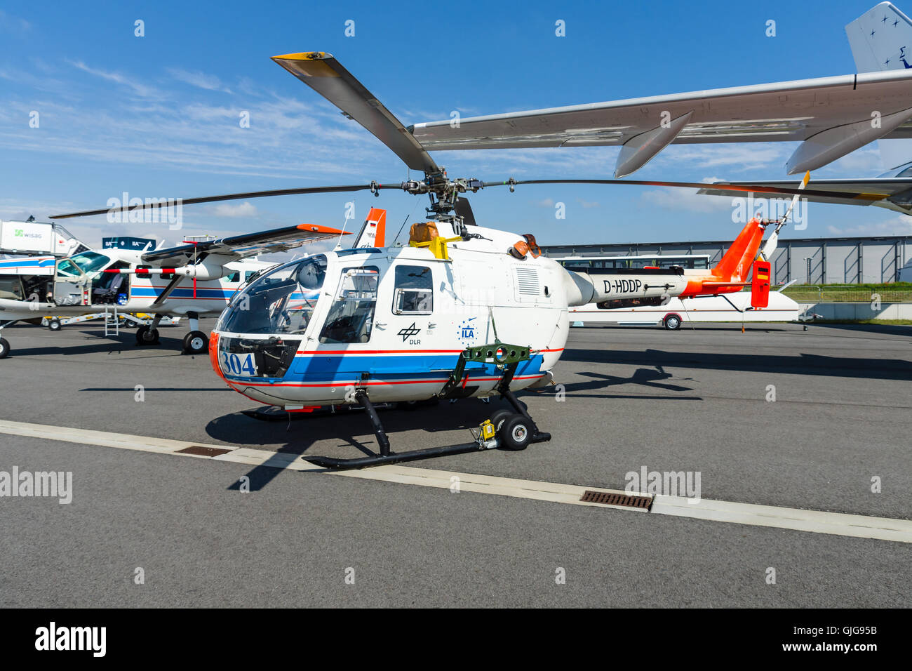 Research helicopter Eurocopter MBB Bo105 by German Aerospace Center ...