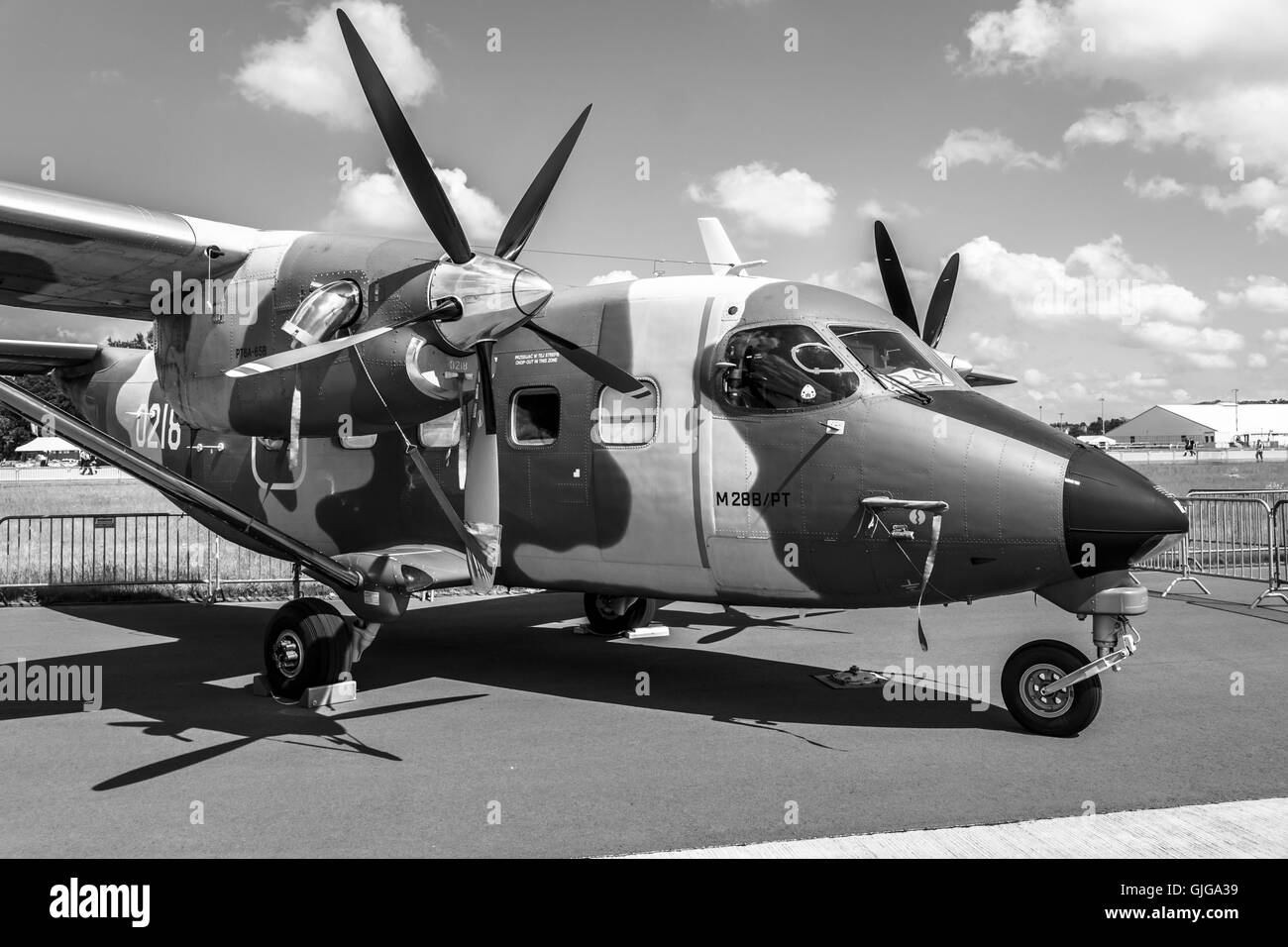 A short takeoff and landing (STOL) aircraft PZL M28B/PT Skytruck ...