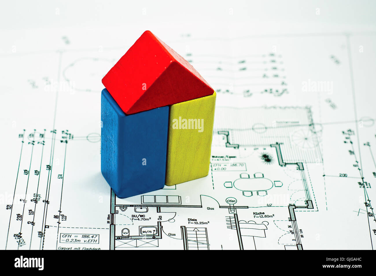house building plan Stock Photo - Alamy
