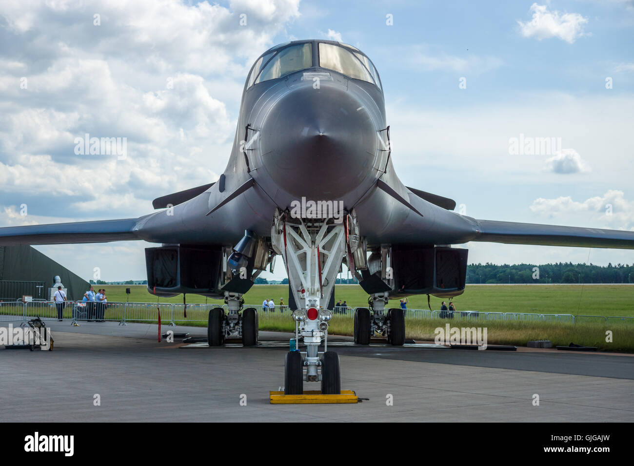 A four-engine supersonic variable-sweep wing, jet-powered heavy ...