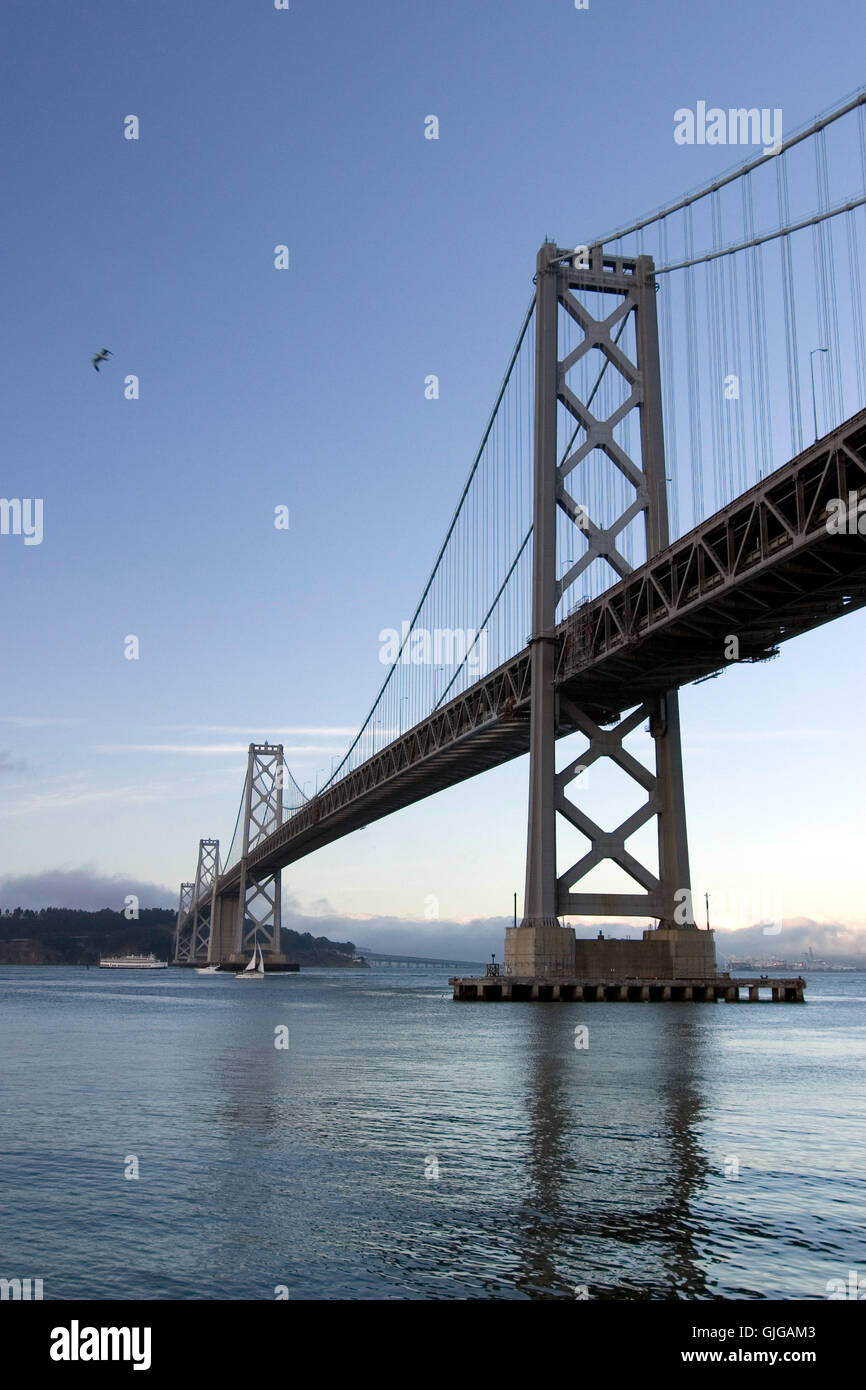 san francisco - oakland bridge Stock Photo - Alamy