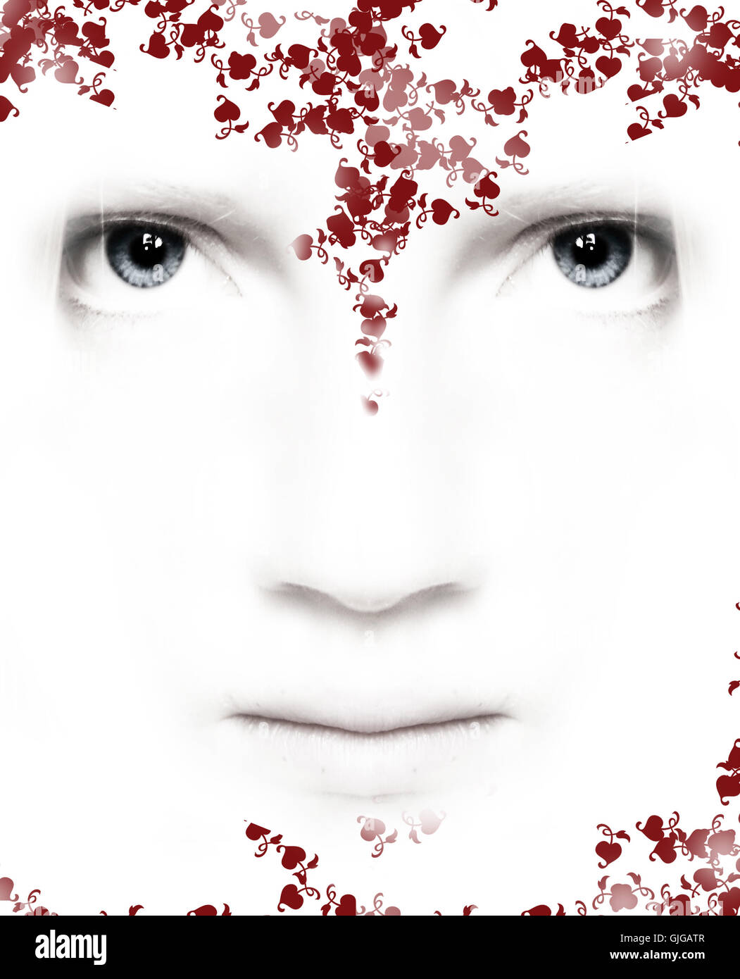 white beauty face Stock Photo - Alamy