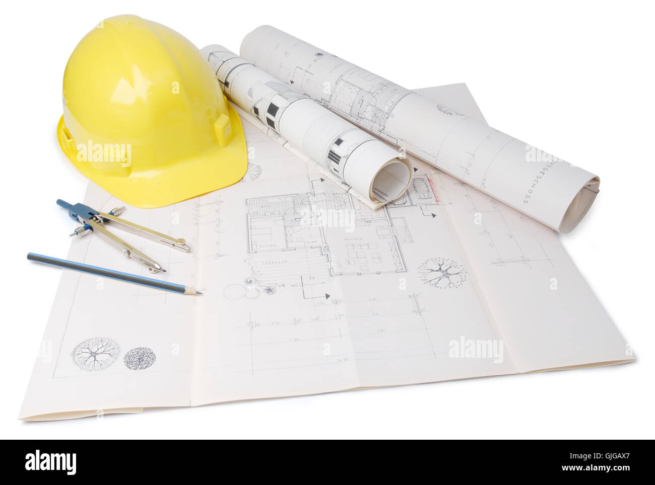 Architect039s plan hi-res stock photography and images - Alamy