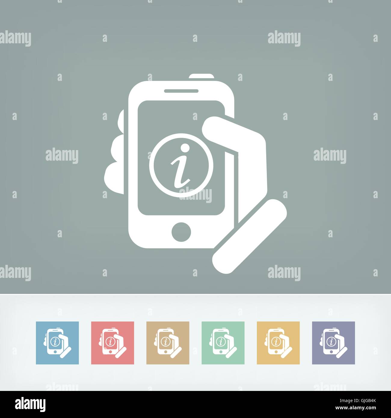 Info mobile device Stock Vector Image & Art - Alamy