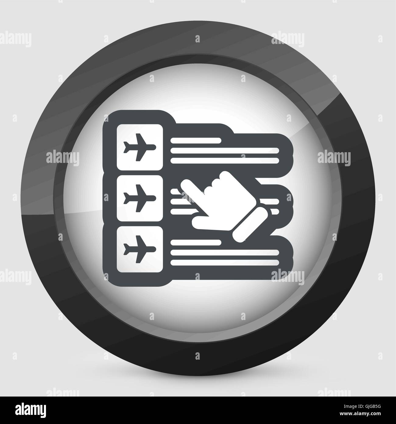 Airline booking icon Stock Vector Image & Art - Alamy