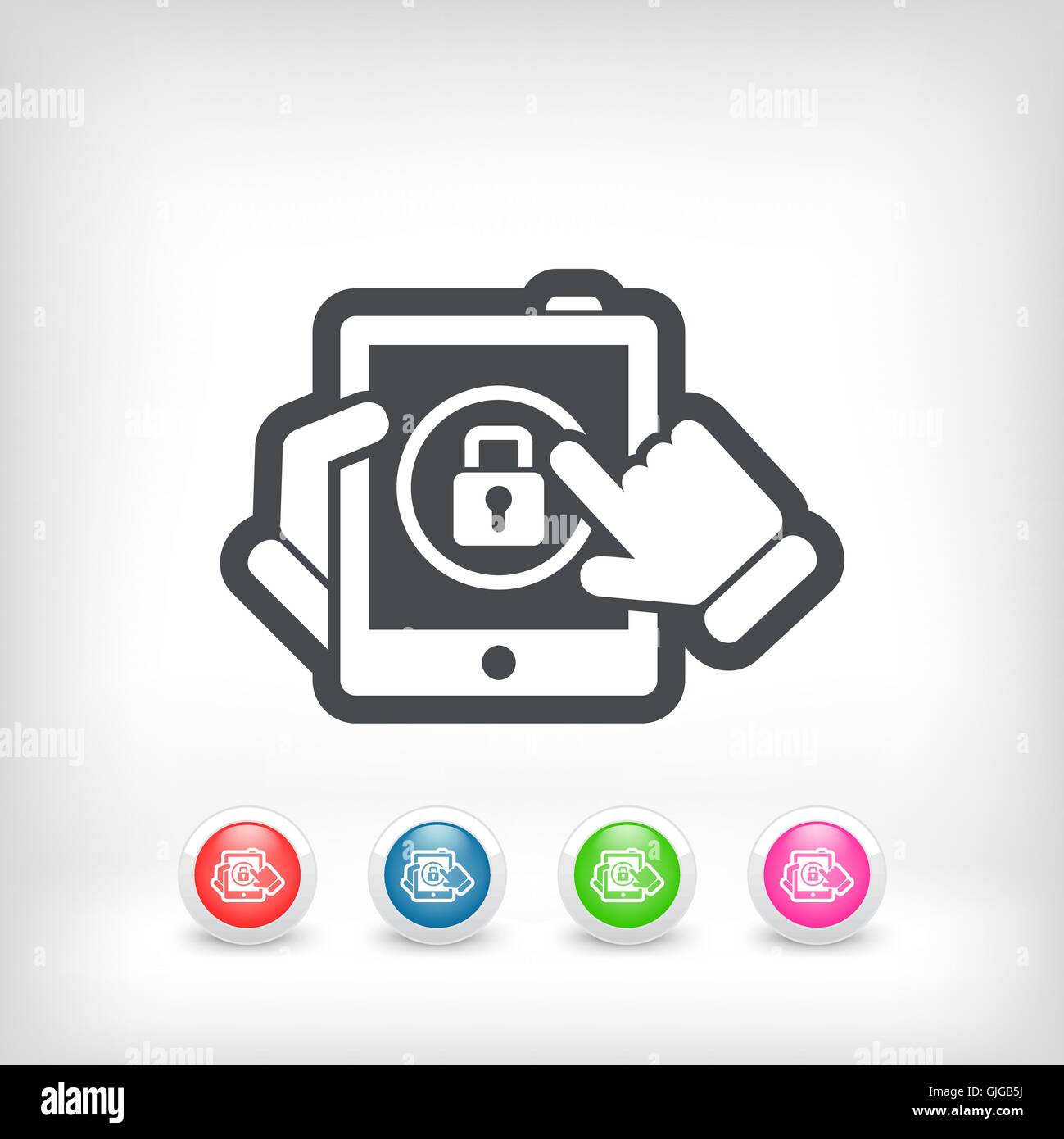 Password authentication Stock Vector Images - Alamy