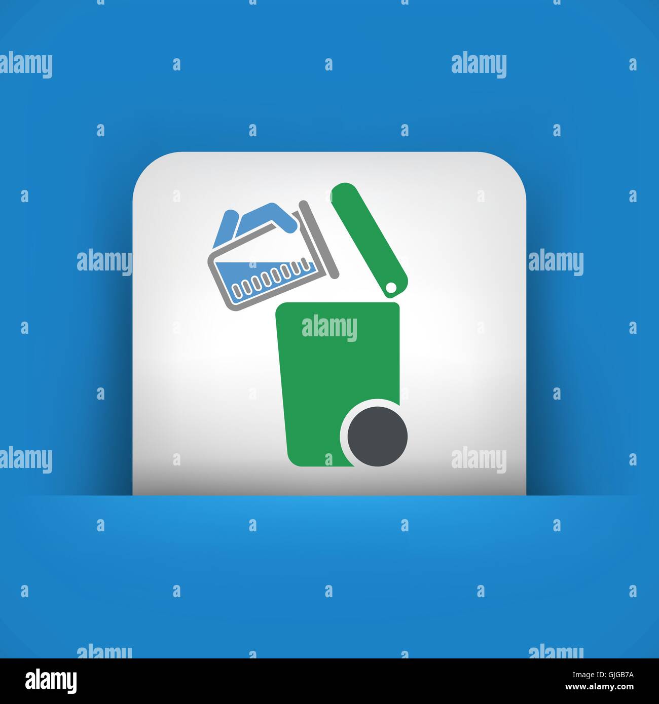 Separate waste collection icon Stock Vector Image & Art - Alamy