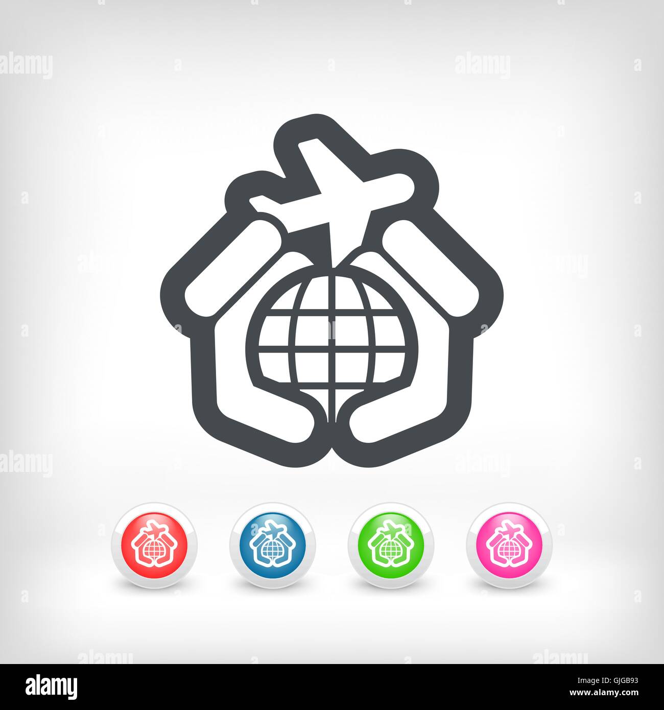 Travel booking icon tourism Stock Vector Images - Alamy