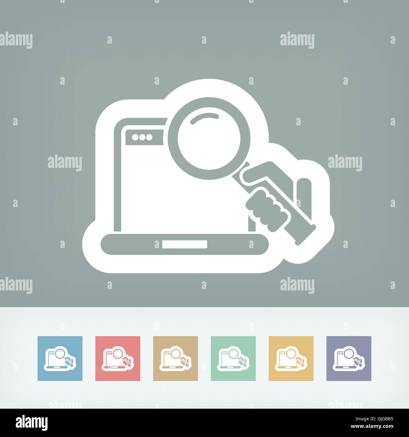 Hand search Stock Vector Images - Alamy