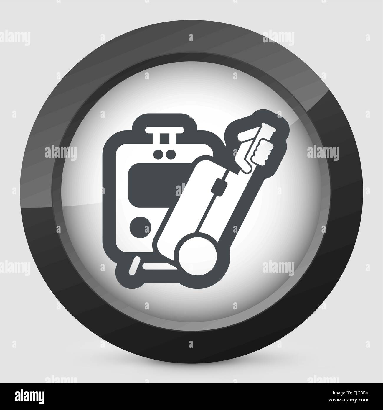 Tourist train and bag Stock Vector Images - Alamy