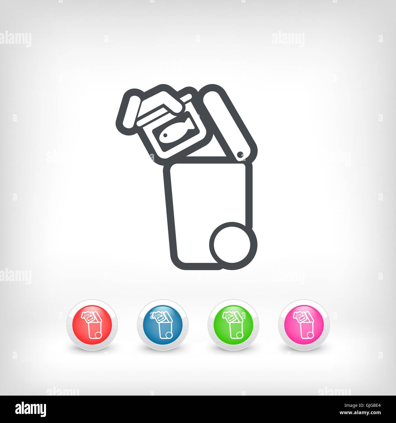 Separate waste collection icon Stock Vector Image & Art - Alamy