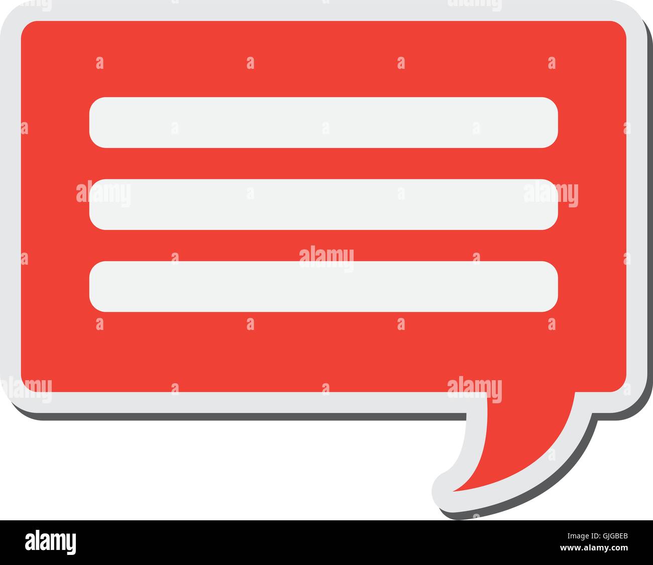 conversation bubble icon Stock Vector Image & Art - Alamy
