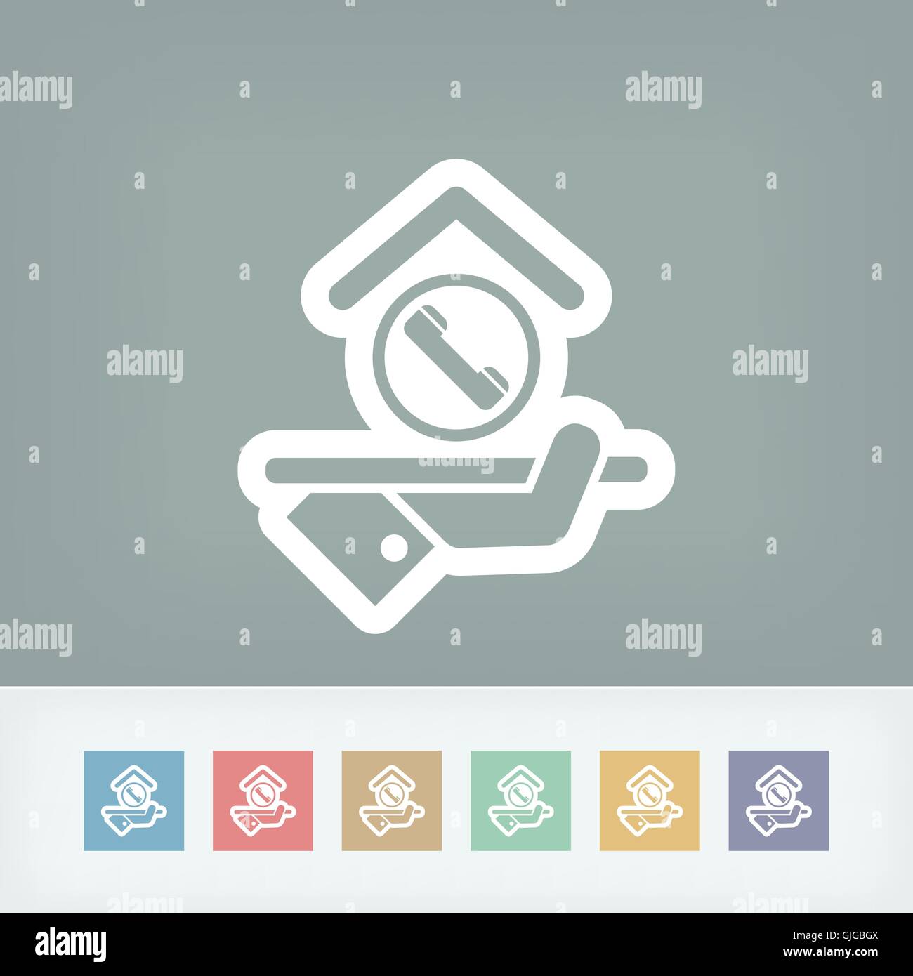 Hotel icon. Telephone Stock Vector Image & Art - Alamy