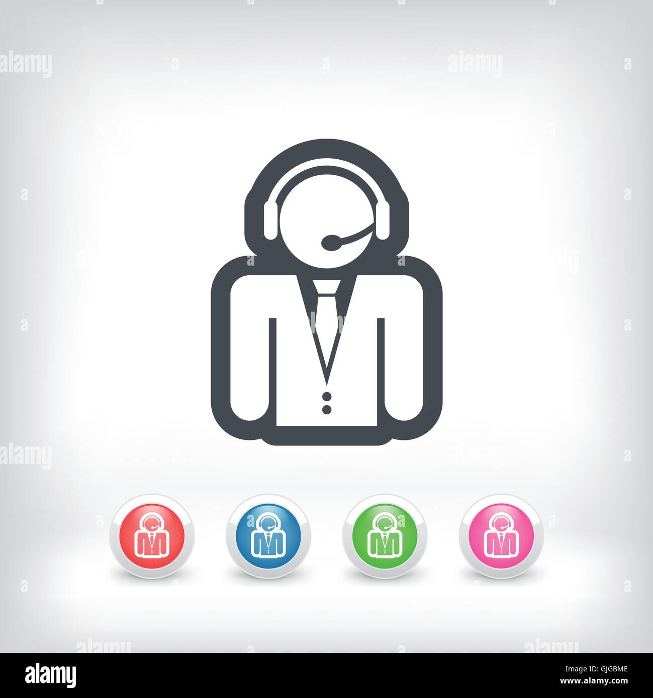 Contact assistance icon Stock Vector Image & Art - Alamy