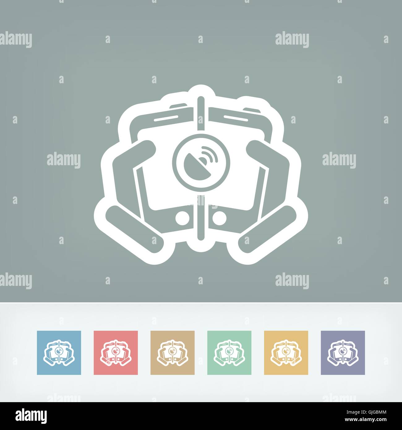 Mobile connection icon Stock Vector Image & Art - Alamy