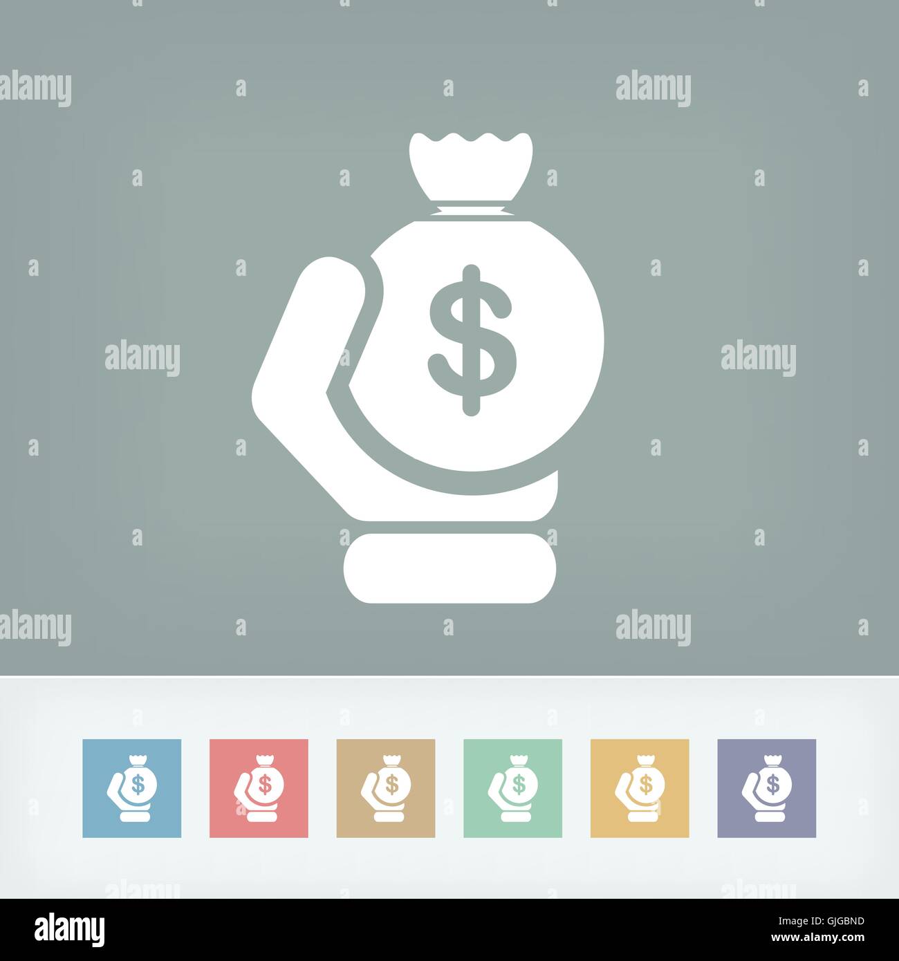 Money sac icon Stock Vector Image & Art - Alamy