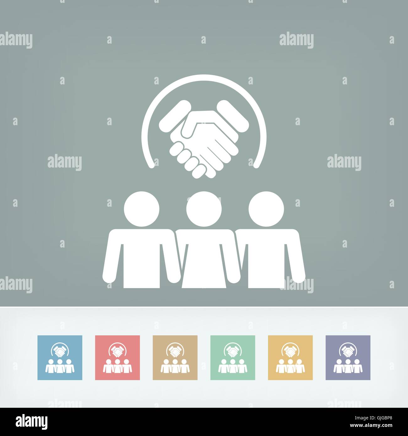 Social agreed icon hi-res stock photography and images - Alamy