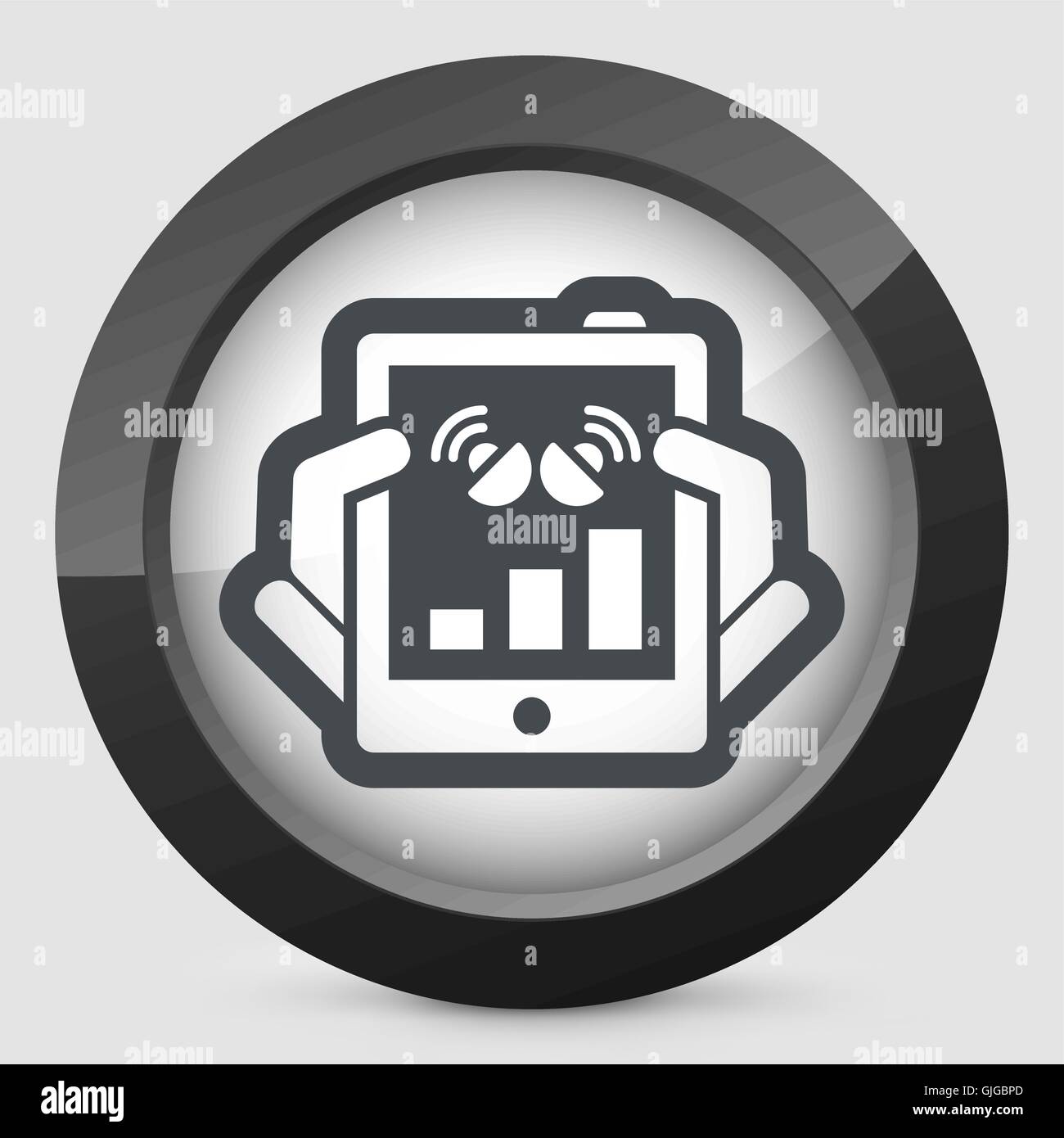 Tablet connection icon Stock Vector Image & Art - Alamy