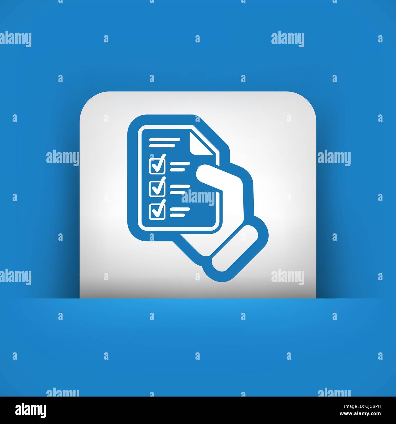 Multiple choice test form Stock Vector Images - Alamy
