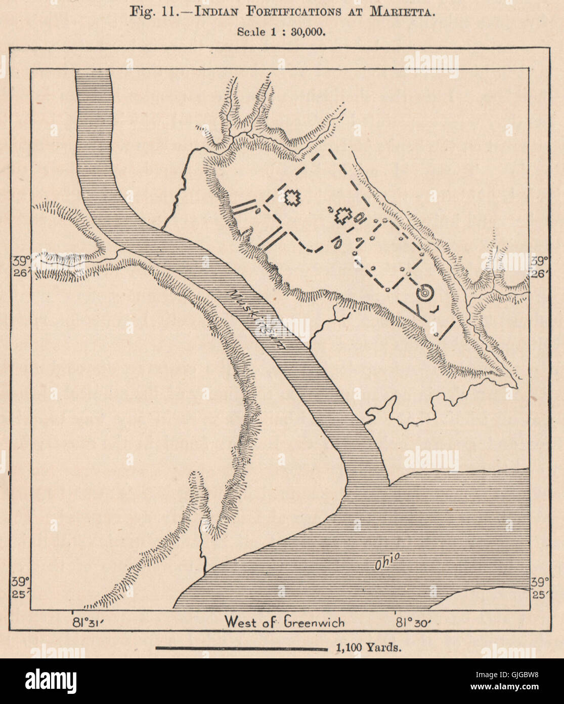 Marietta map hi-res stock photography and images - Alamy