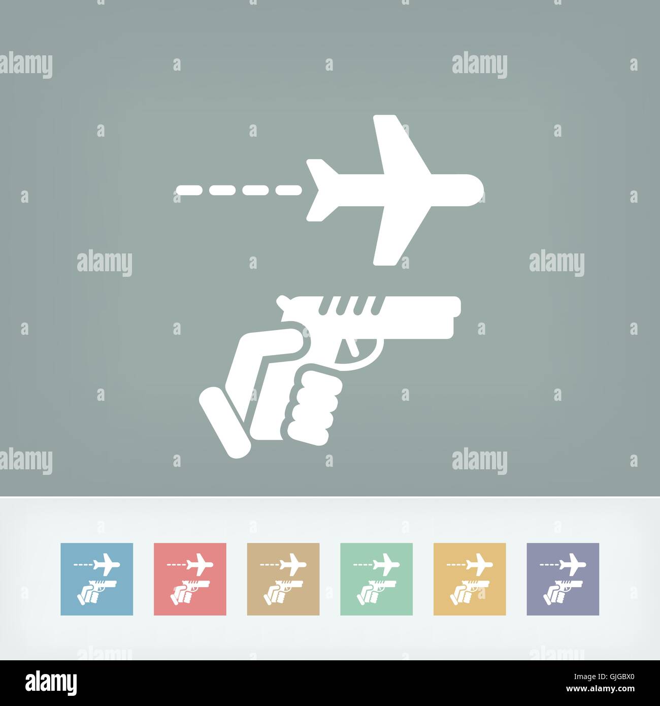 Airplane hijacking Stock Vector Images - Alamy