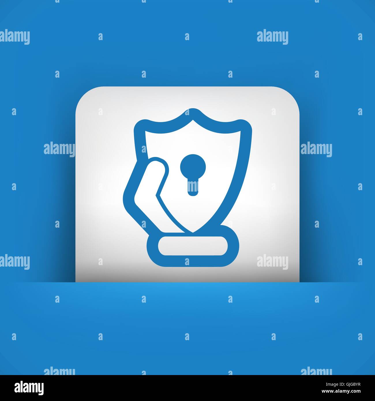 Protection shield icon Stock Vector Image & Art - Alamy