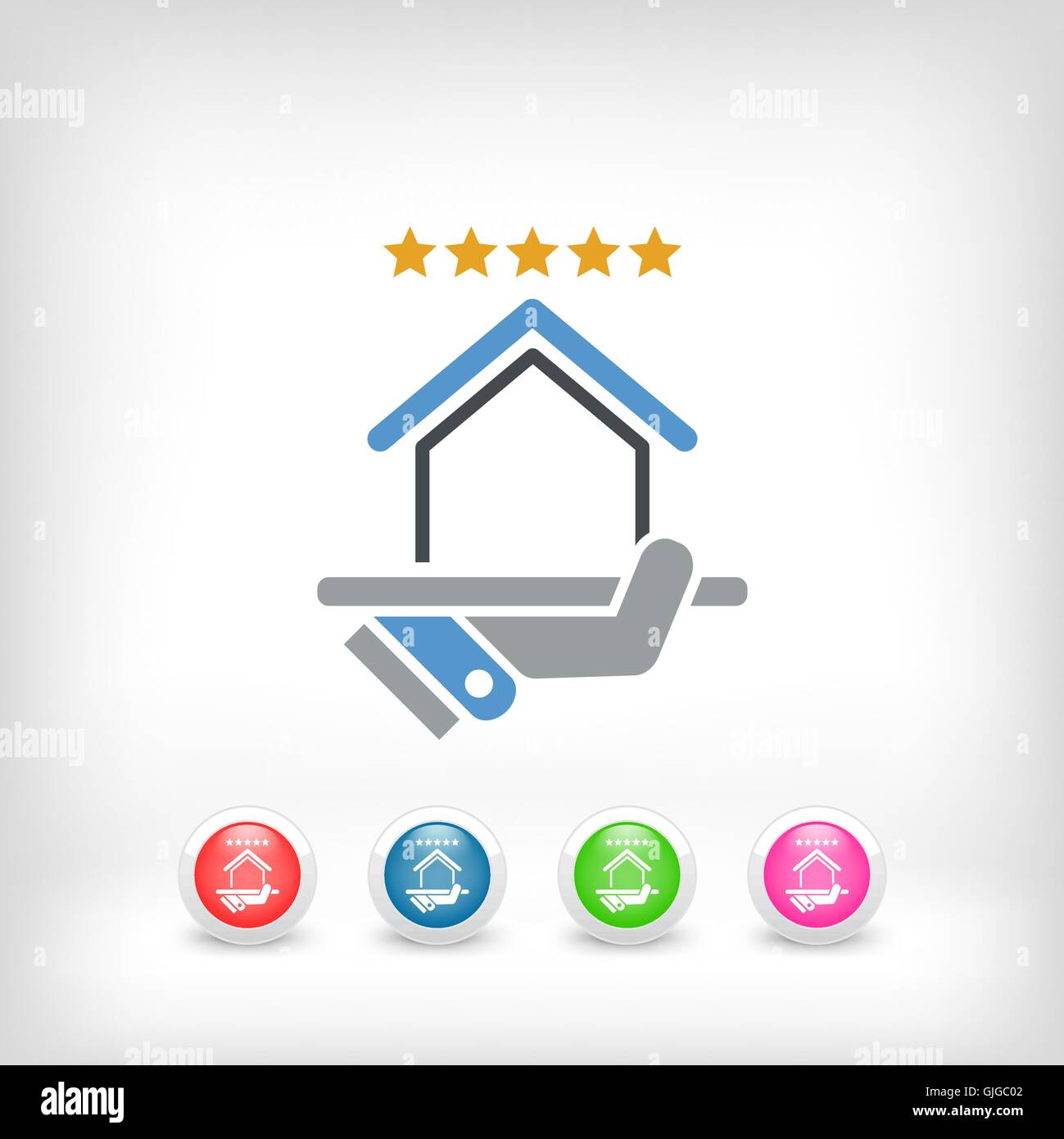 Top rating icon. House Stock Vector Image & Art - Alamy
