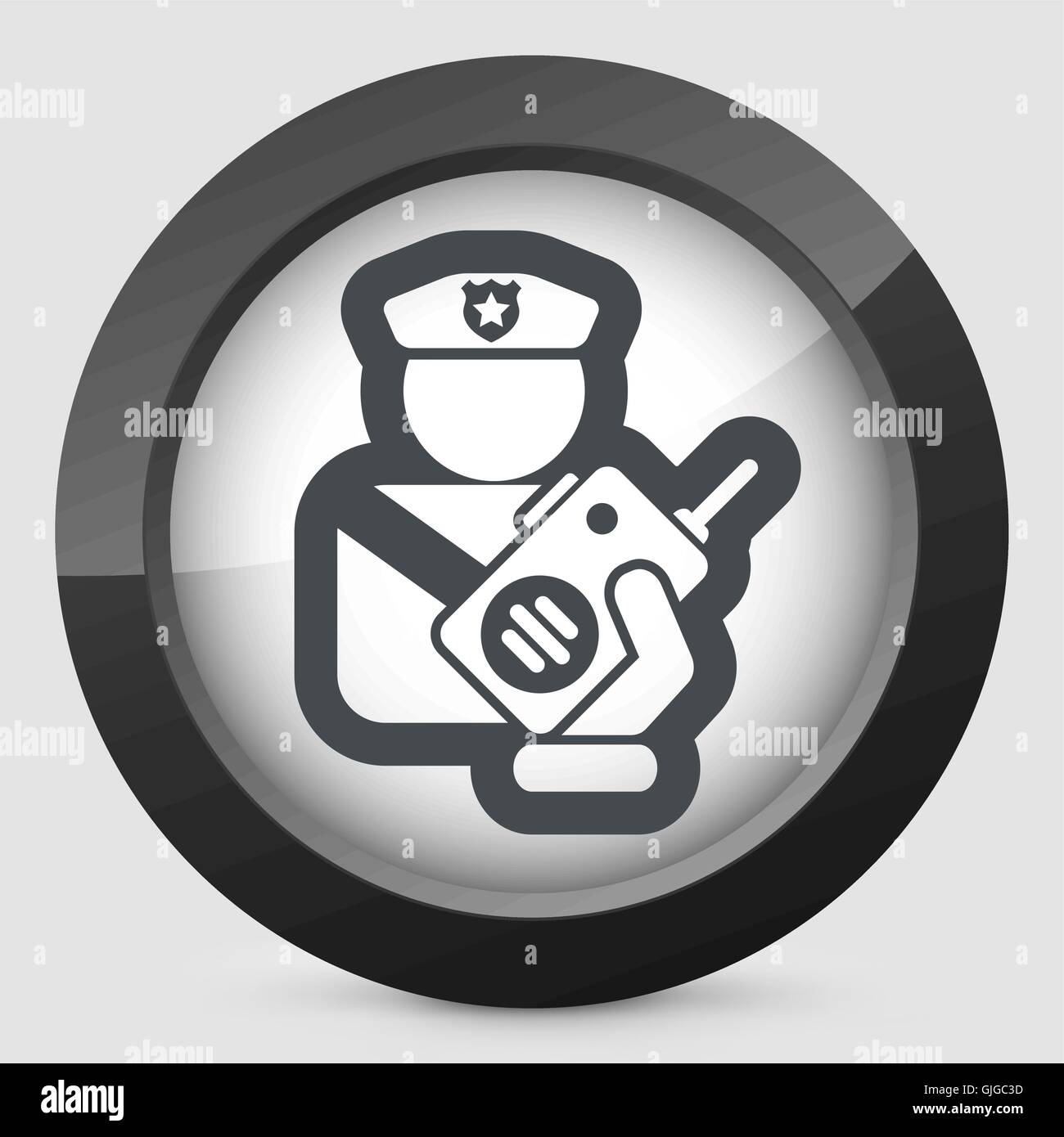 Security guard radio Stock Vector Images - Alamy