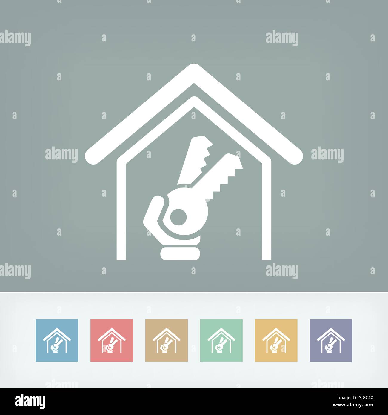 House key icon Stock Vector Image & Art - Alamy
