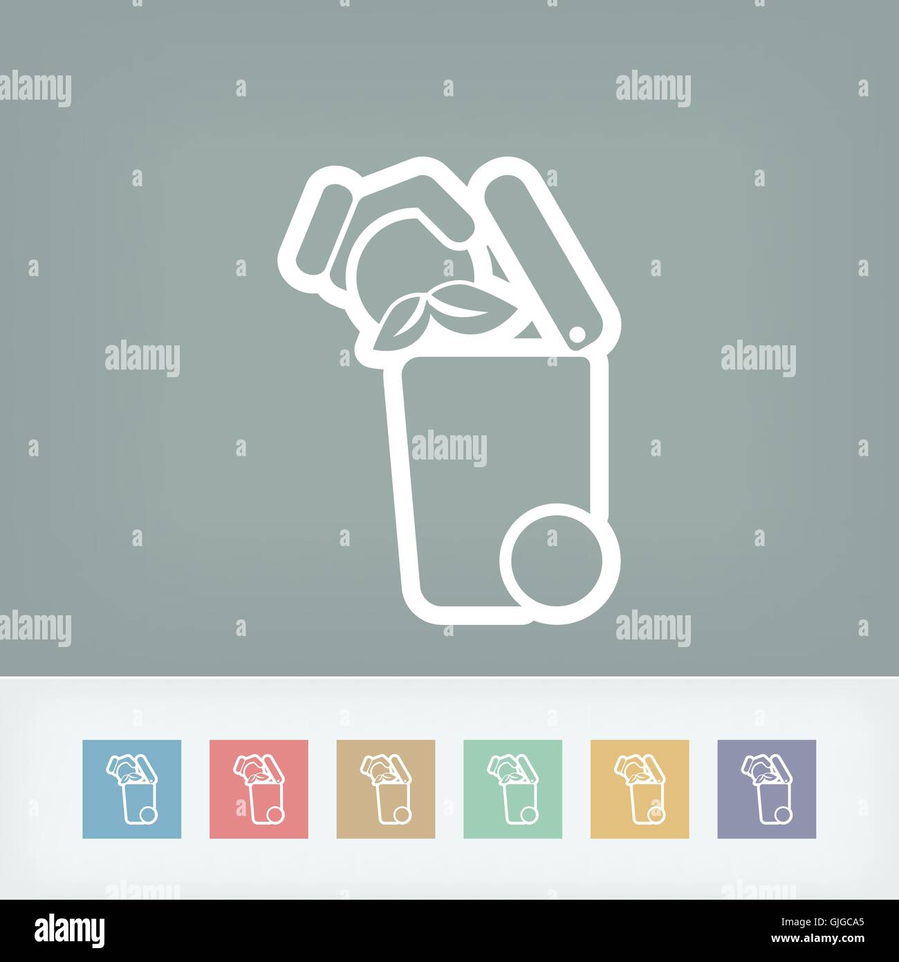 Separate waste collection icon Stock Vector Image & Art - Alamy