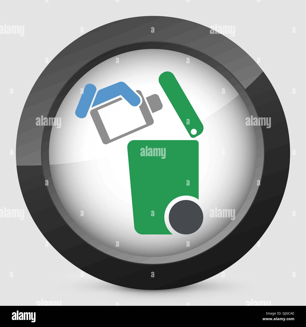 Separate waste collection icon Stock Vector Image & Art - Alamy