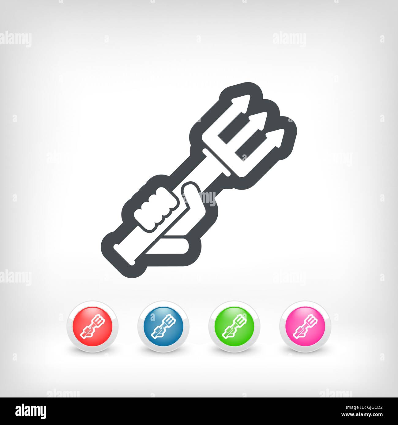 Pitchfork tool Stock Vector Images - Alamy