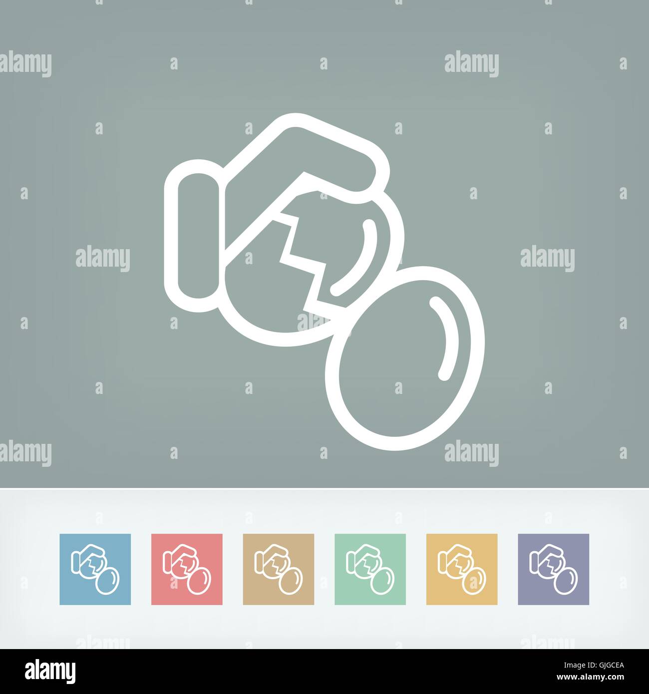 Break hand symbol hi-res stock photography and images - Alamy