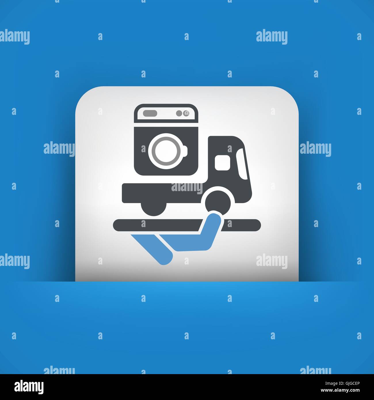 Laundry service delivery Stock Vector Images - Alamy