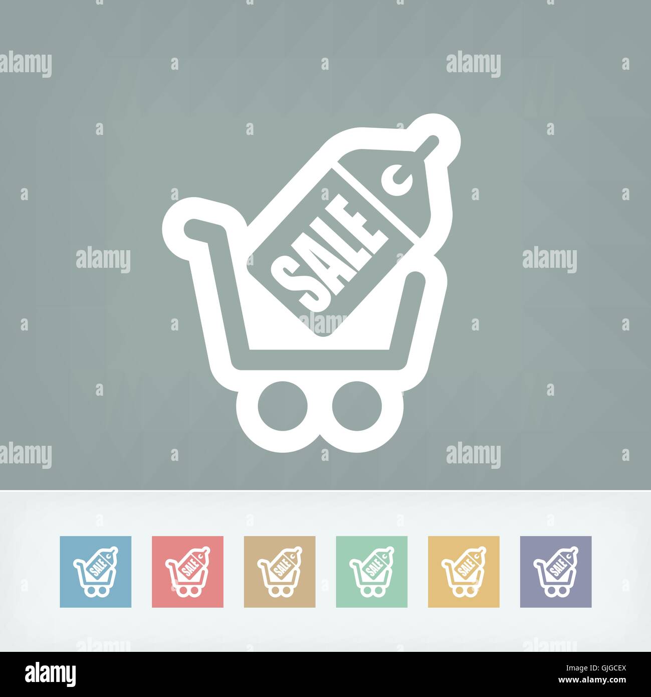 Sale cart icon Stock Vector Image & Art - Alamy