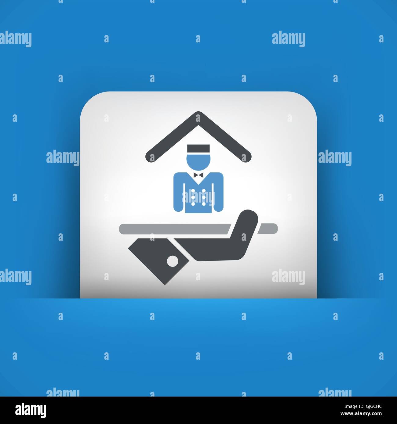 Hotel icon. Porter service Stock Vector Image & Art - Alamy