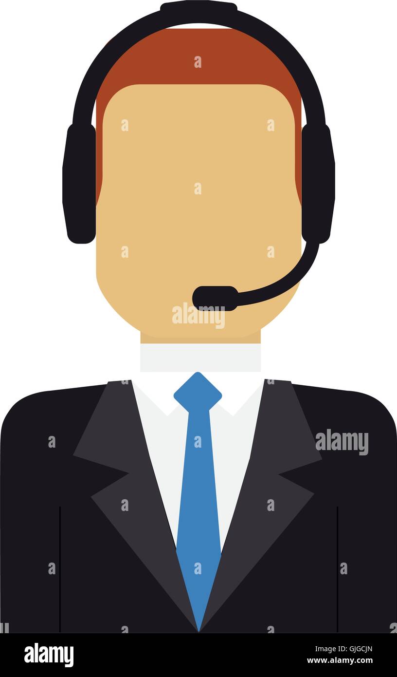 operator assistant man icon Stock Vector Image & Art - Alamy
