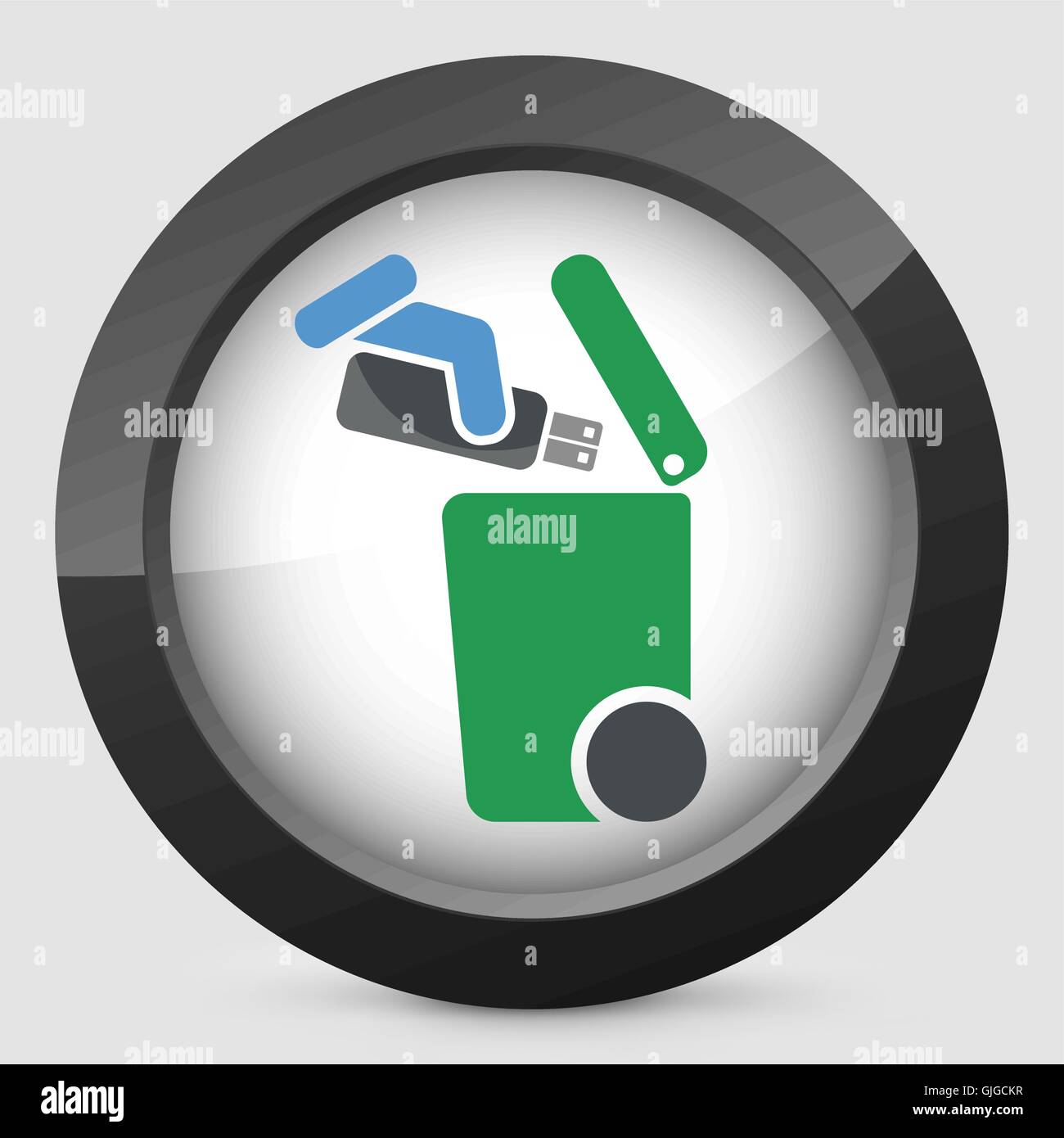 Separate waste collection icon Stock Vector Image & Art - Alamy