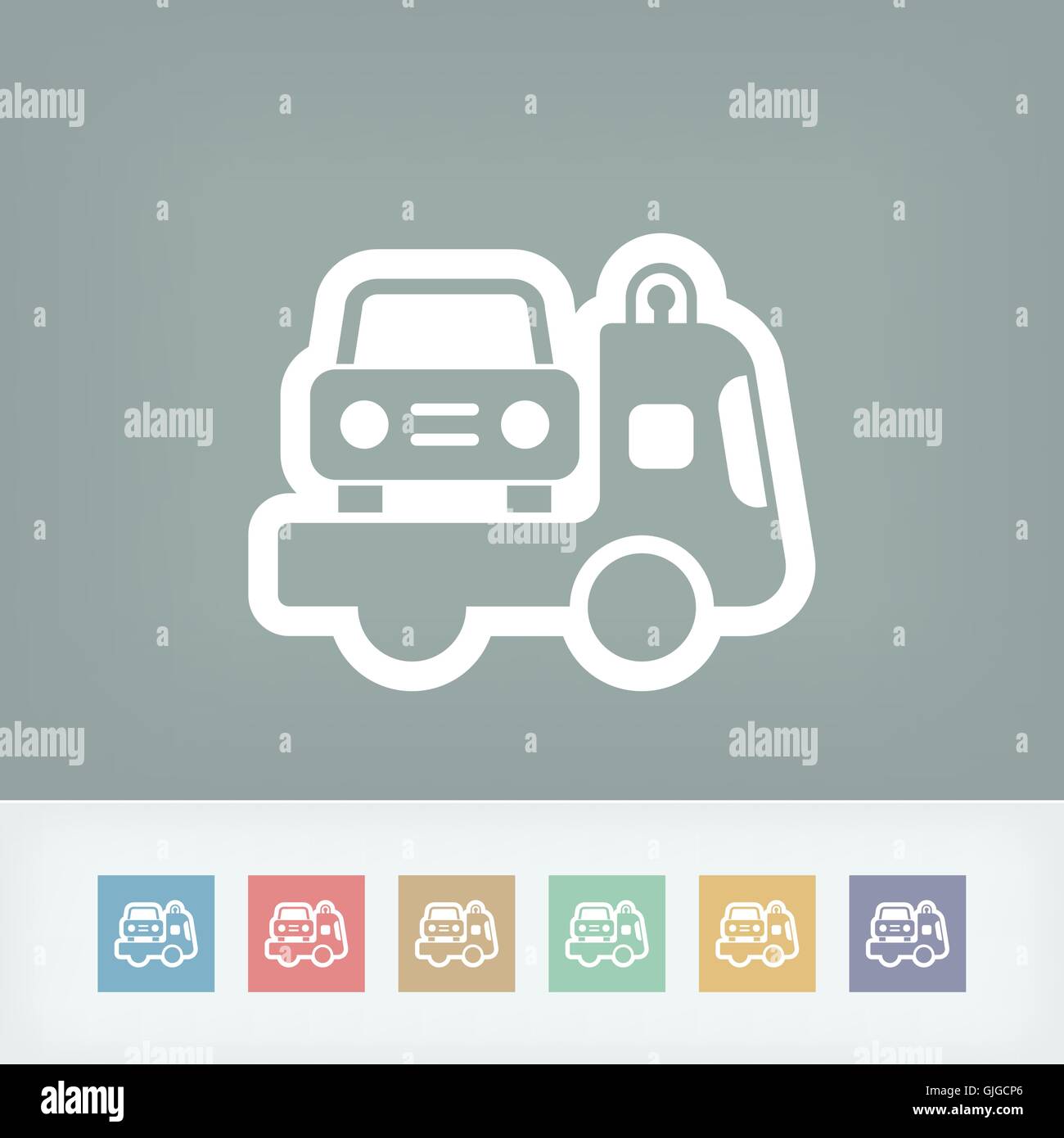 Wrecker icon Stock Vector Images - Alamy