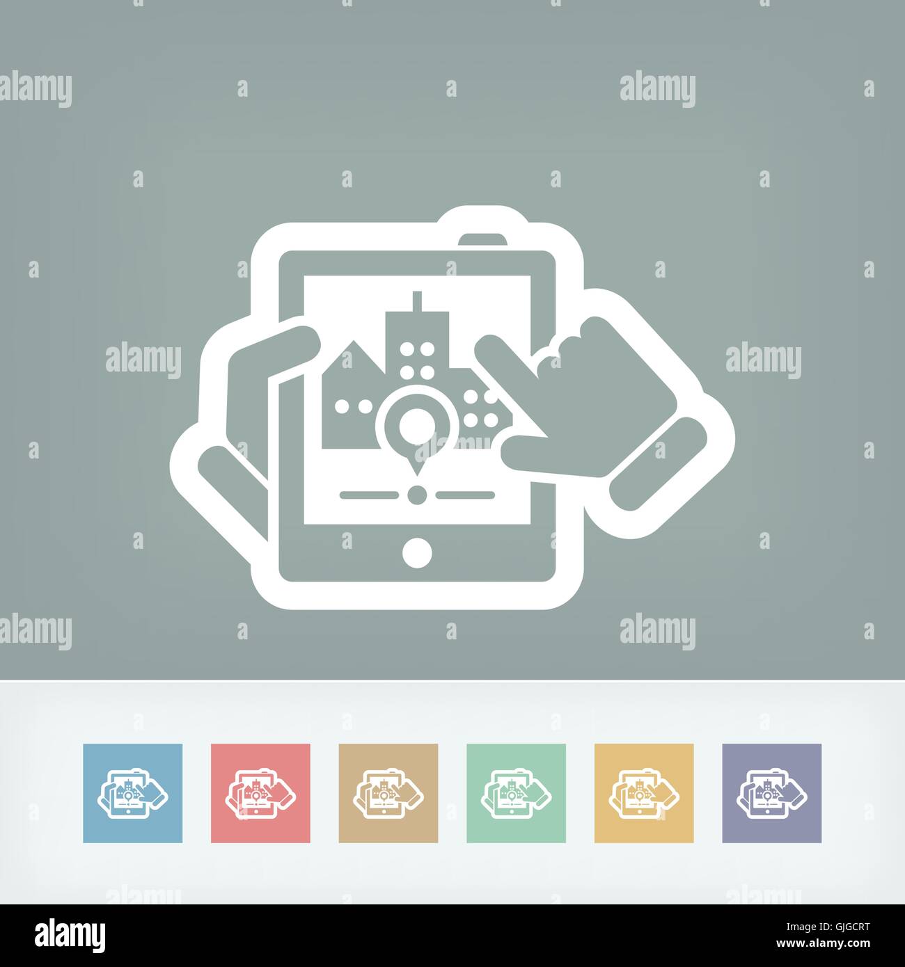 Map navigator web Stock Vector Image & Art - Alamy