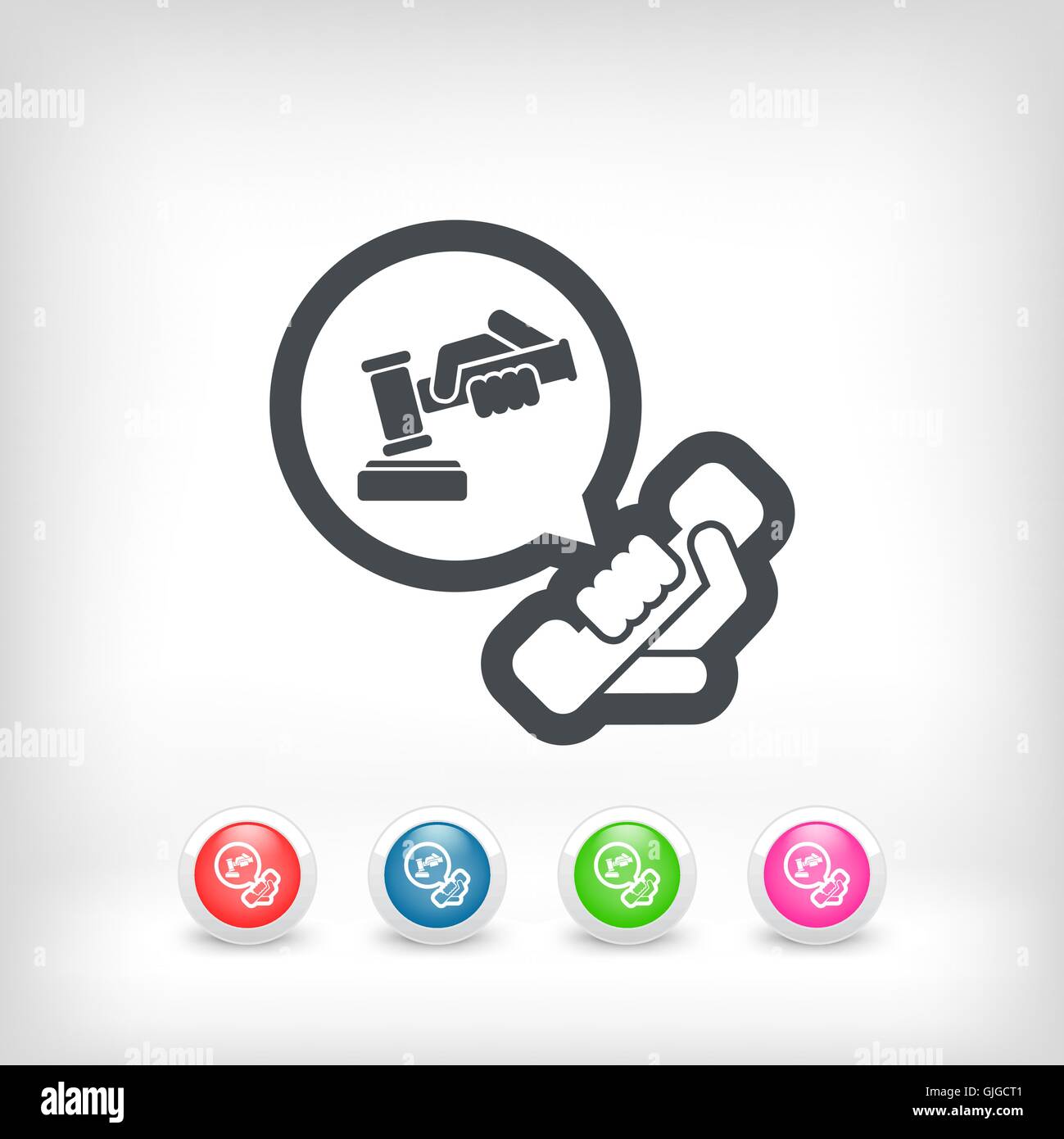 Legal assistance icon Stock Vector Image & Art - Alamy