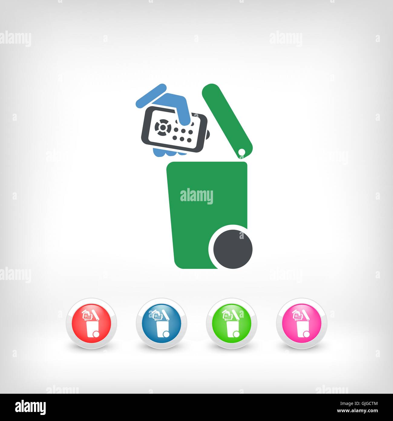 Rubber plastic pollution Stock Vector Images - Alamy