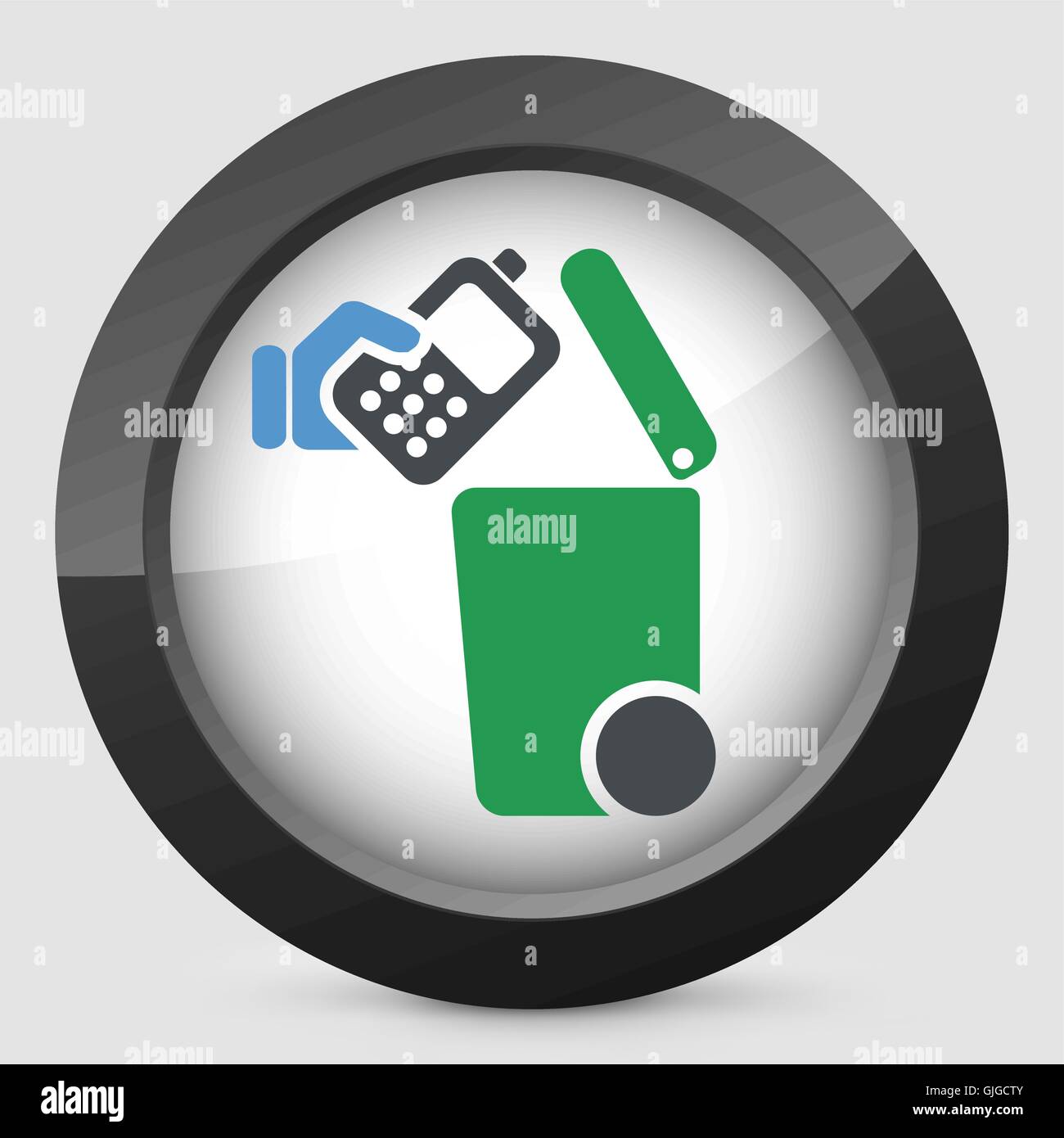 Separate waste collection icon Stock Vector Image & Art - Alamy