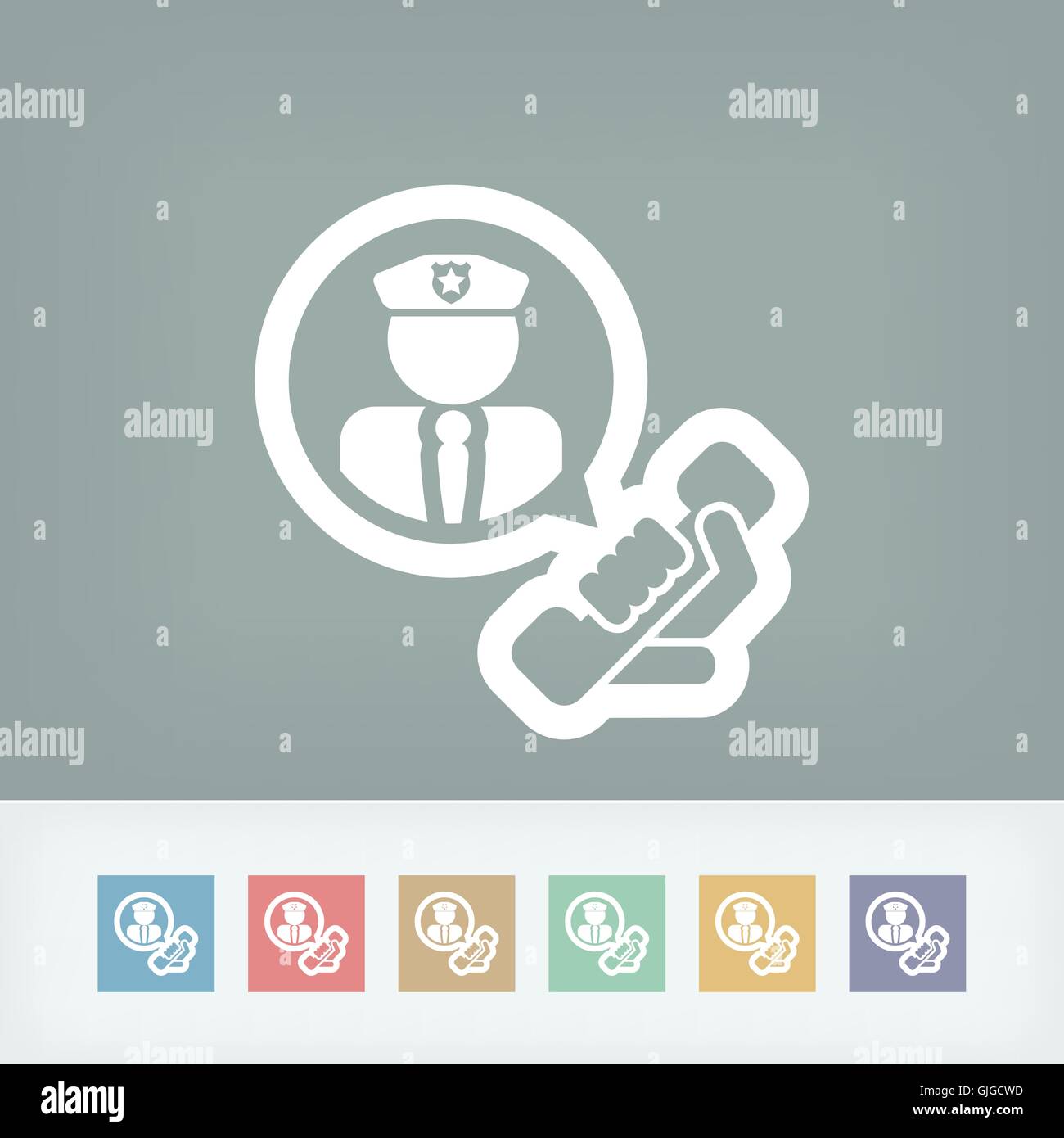 Police call number Stock Vector Image & Art - Alamy