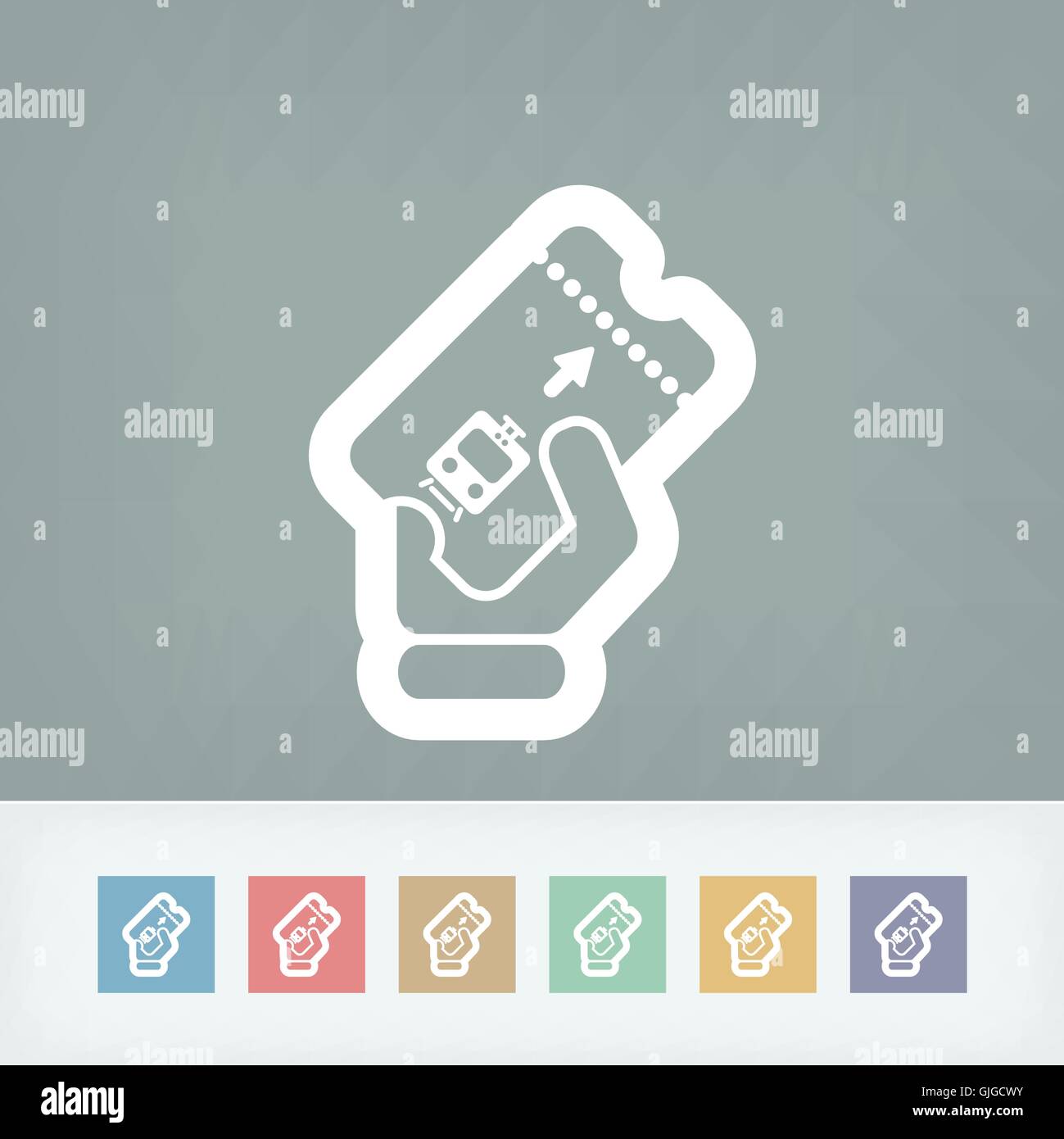 Train ticket icon Stock Vector Image & Art - Alamy