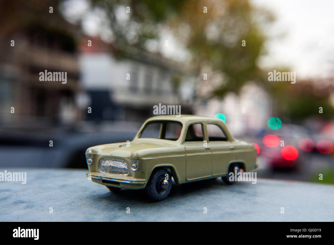 Retro model Ford Prefect car, Melbourne, Victoria, Australia Stock ...