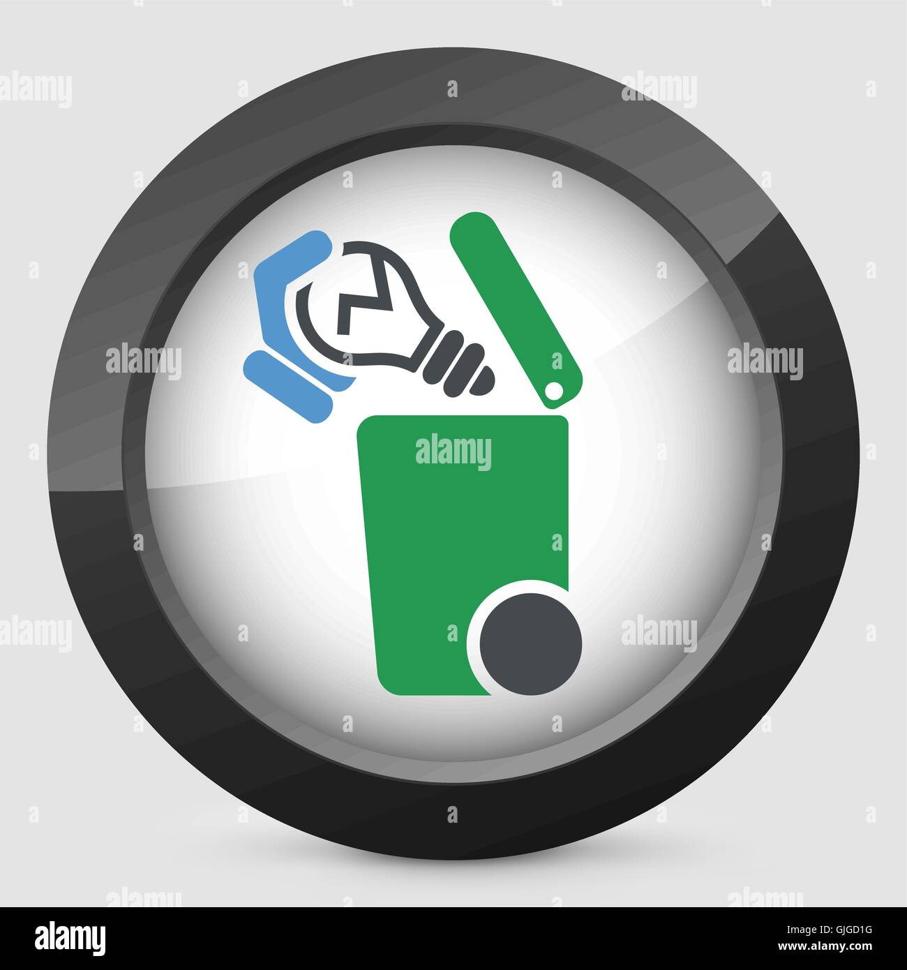 Separate waste collection icon Stock Vector Image & Art - Alamy