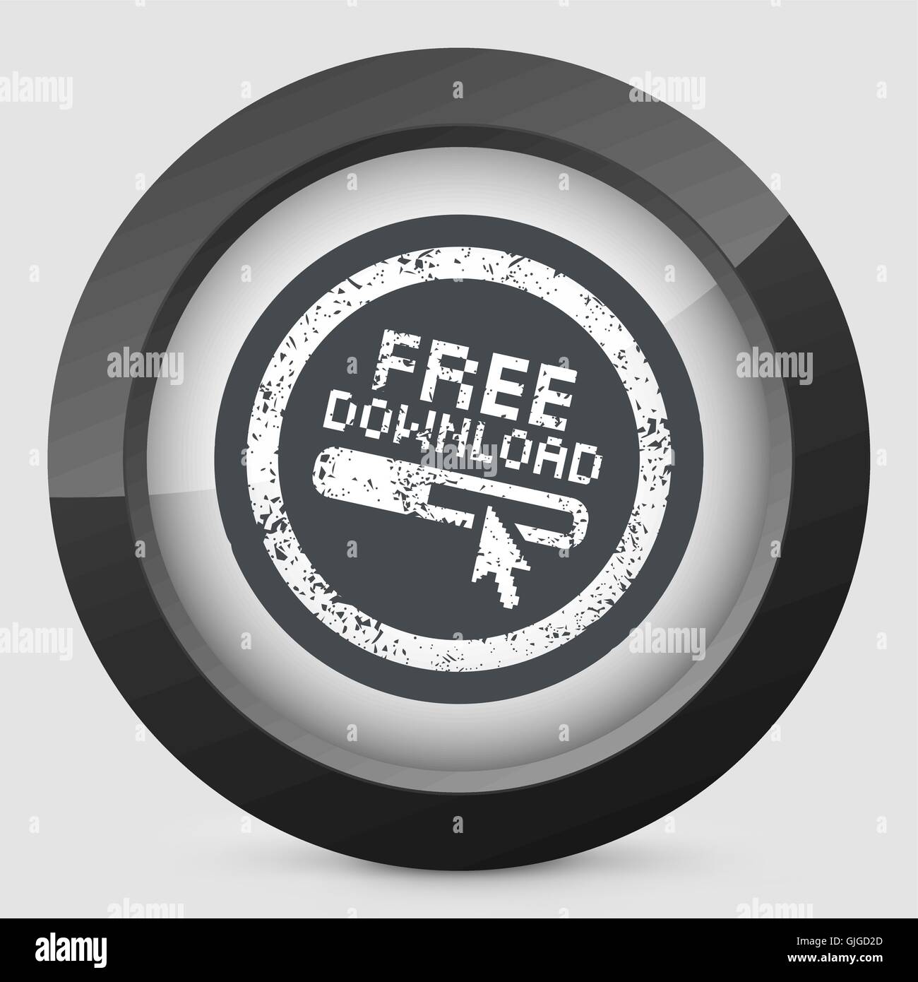 Free download button Stock Vector Image & Art - Alamy